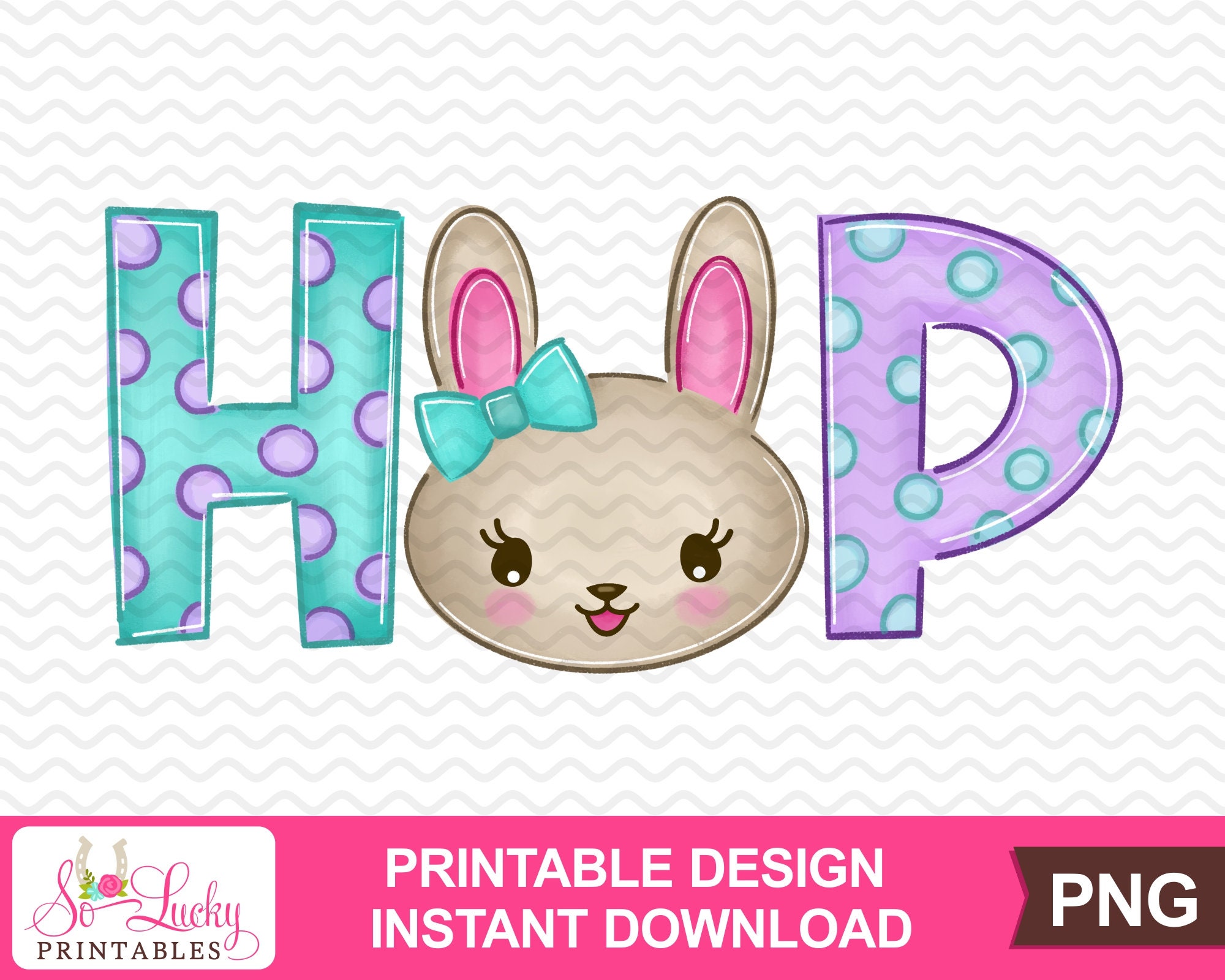 Hop Girl Easter Bunny Printable Sublimation Design Digital - Etsy