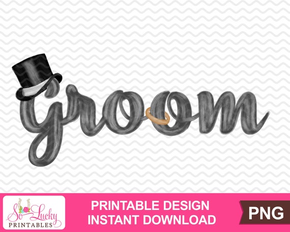 Groom Watercolor Printable Sublimation Design Digital | Etsy