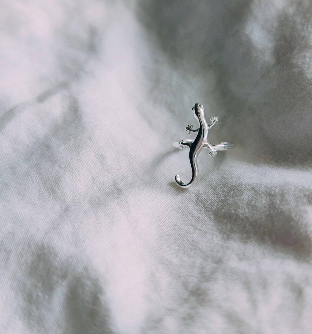 Gecko Ear Clamp,925 Sterling Silver,ear Climber Gecko,birthday Gift for ...
