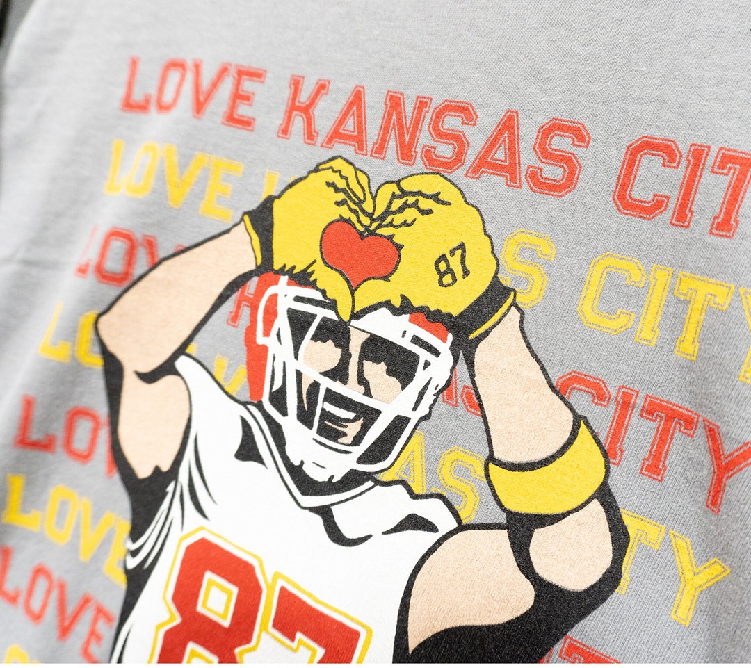 Kelce in Love Long Sleeve, Kansas City Football, Love Kansas City ...