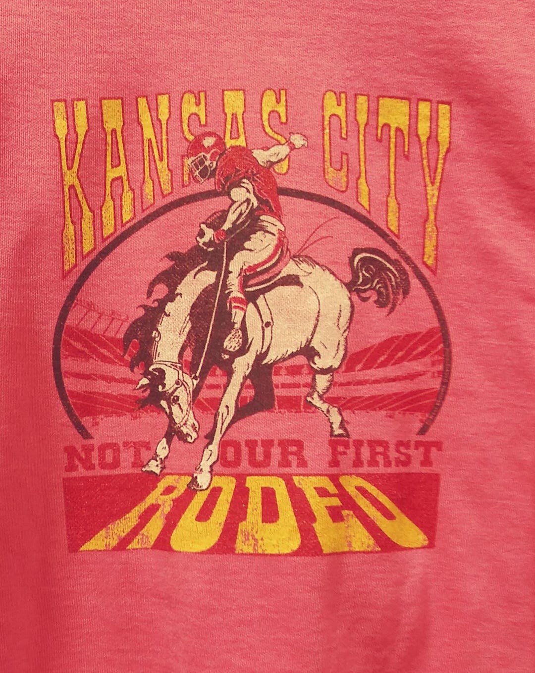 Not Our First Rodeo Long Sleeve Tee,kansas City Football Fan, KC Rodeo ...