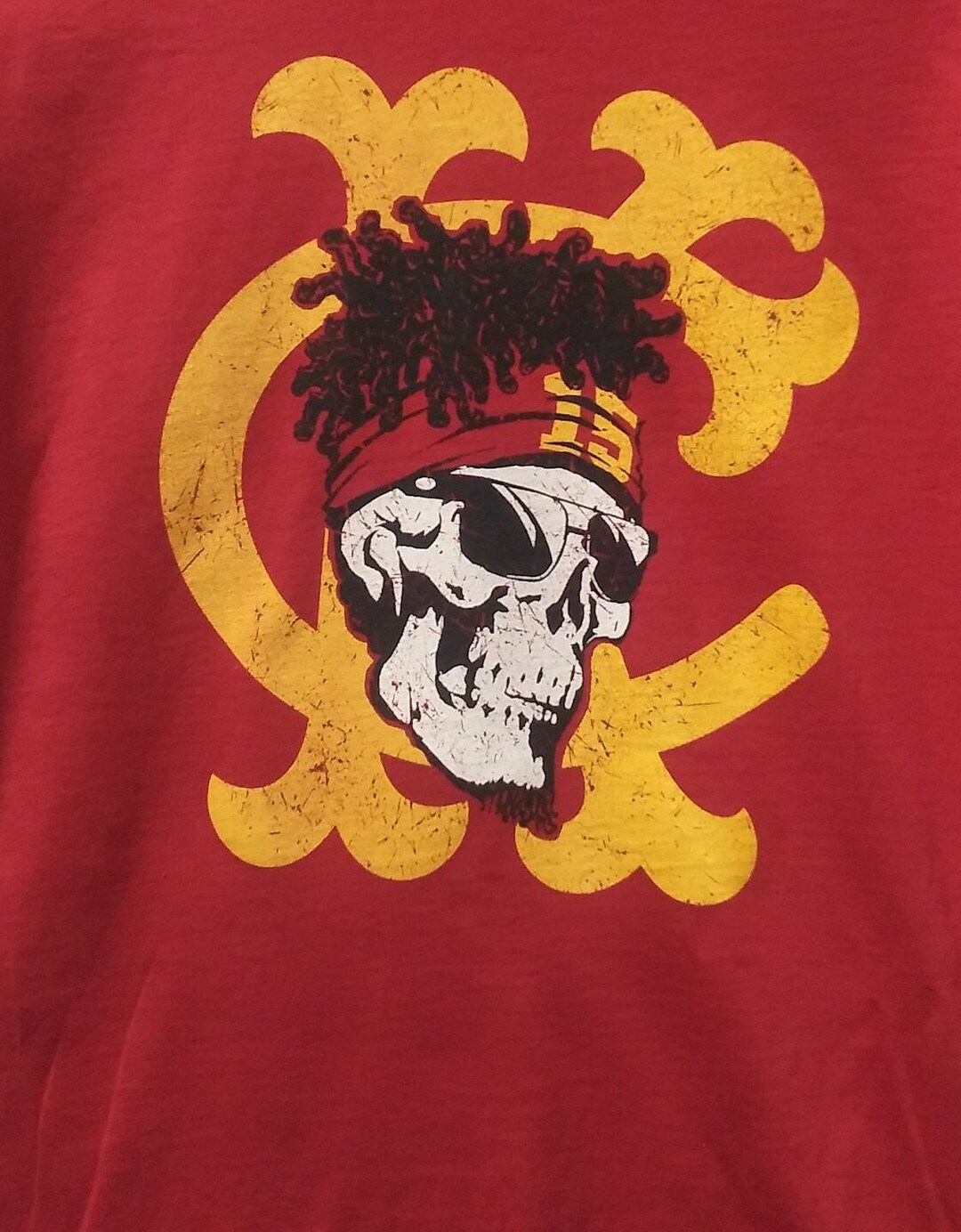 Kansas City Skull Tee, #15 Bad Ass Skull Tee, Kansas City Football Tee ...