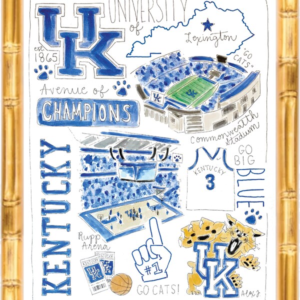 Uk of Kentucky - Etsy