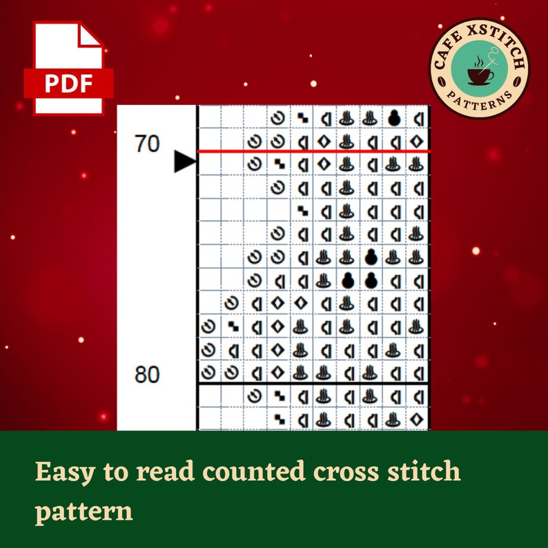 Christmas Sampler Cross Stitch Pattern Digital Download - Holiday ...