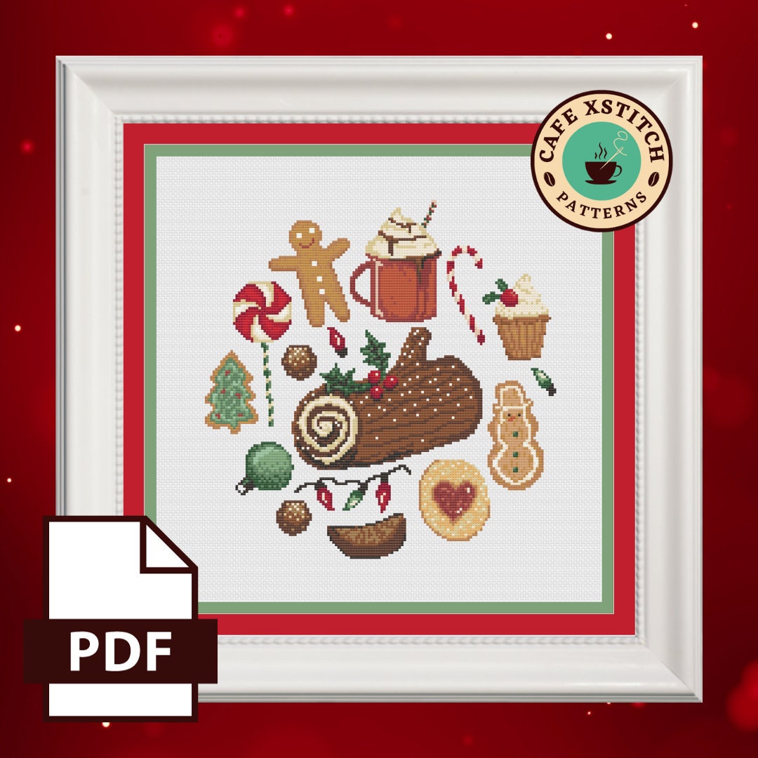 Christmas Sampler Cross Stitch Pattern Digital Download - Holiday ...