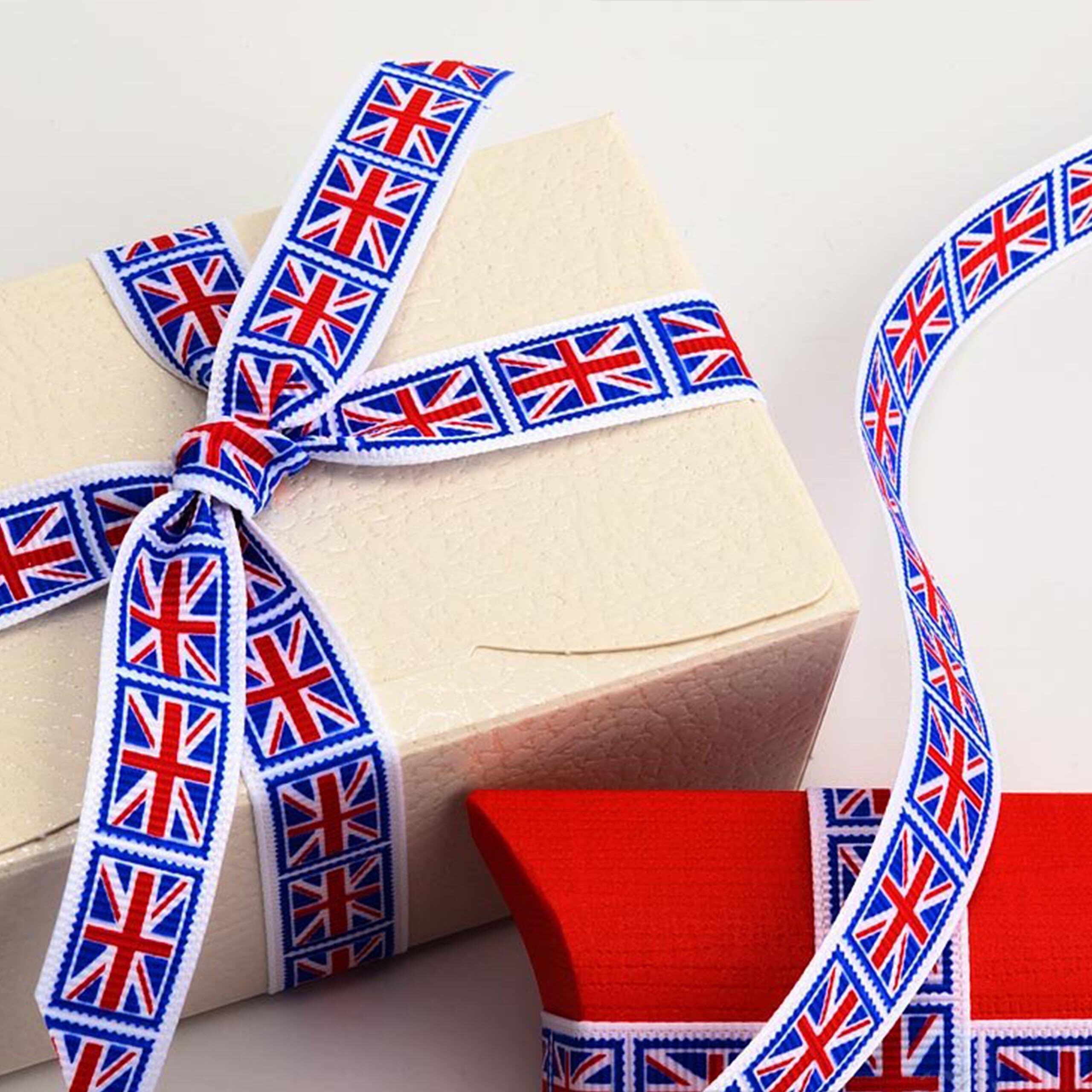 British Flag Ribbon Decorative Bow Cake Union Jack Tape Trim - Etsy UK