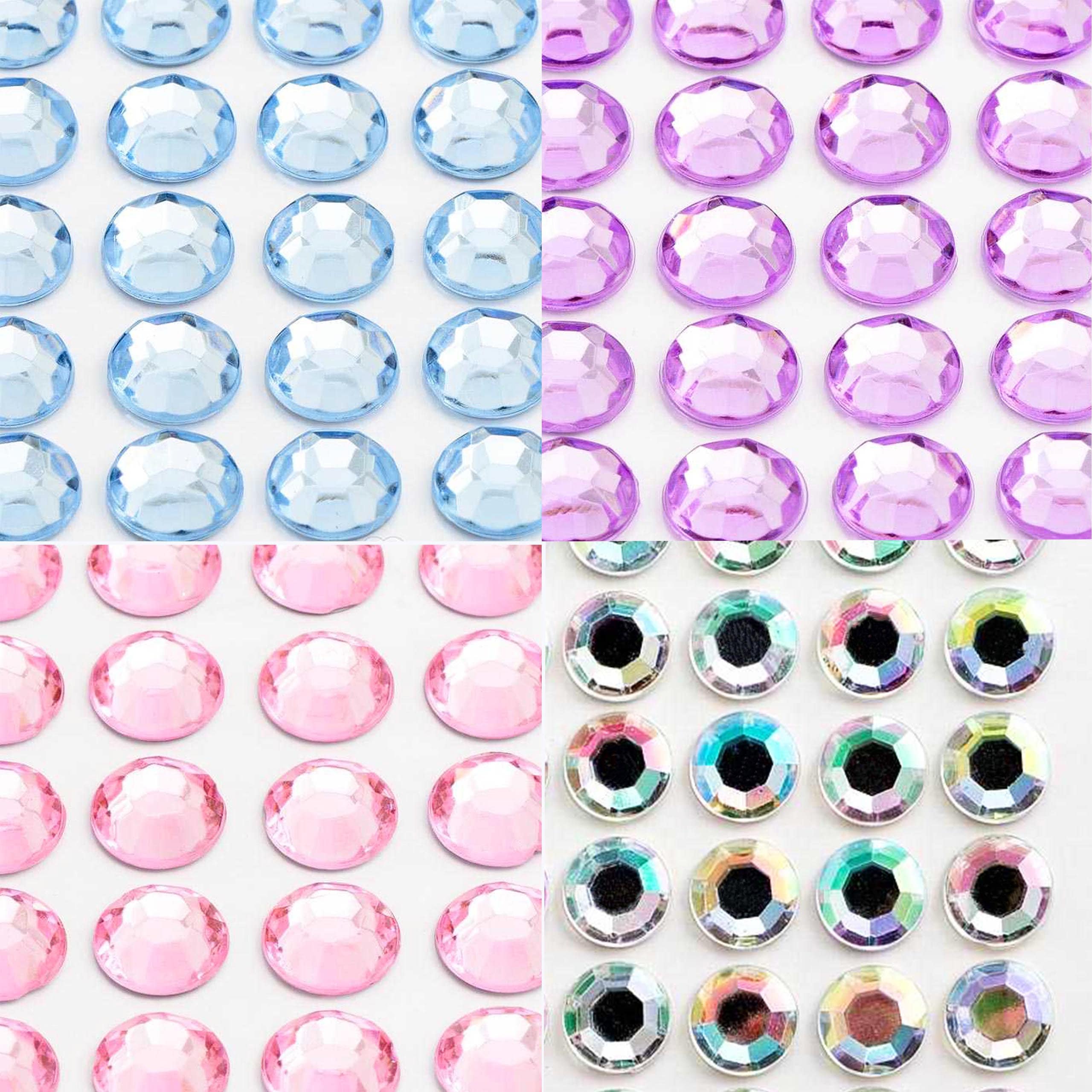 10MM GEMS Stick on Large Diamante MULTIPLE COLOURS Craft Card | Etsy UK