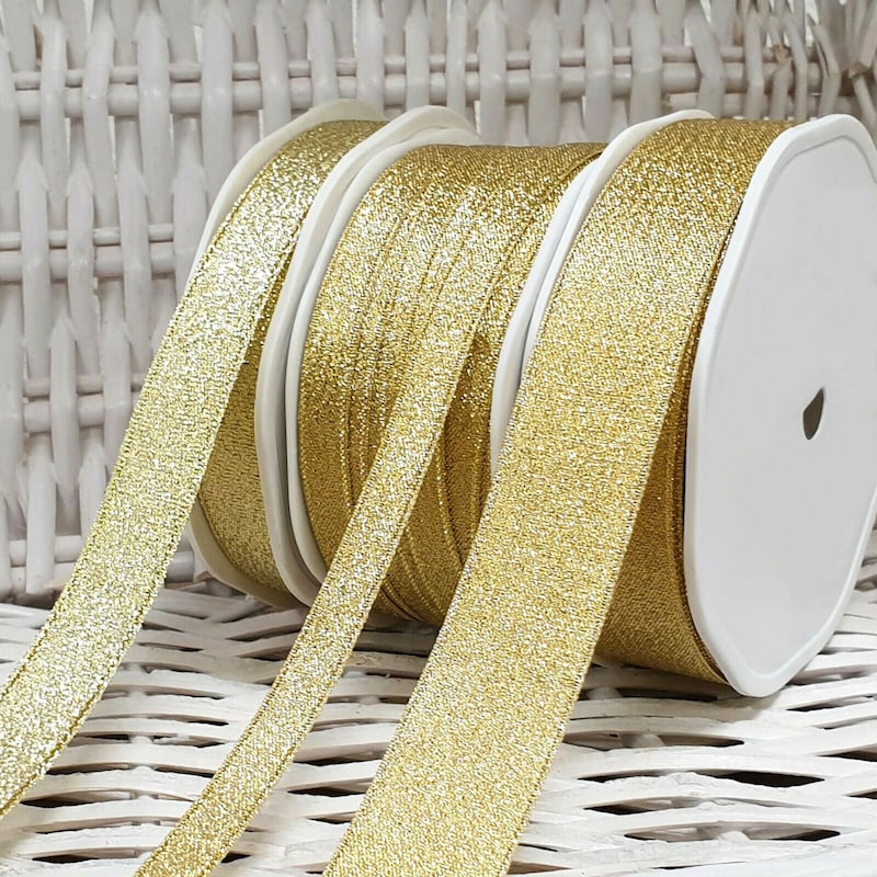 Metallic Ribbons - Etsy UK