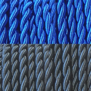 4.5mm Satin Rope Jewellery Cord Soutache Braid Thread Rope String Craft ...