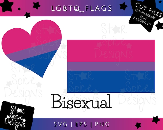 LGBTQ Flag Bisexual Printable Cut Files - Etsy Australia