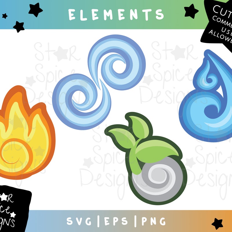 Elementals Icons - Etsy