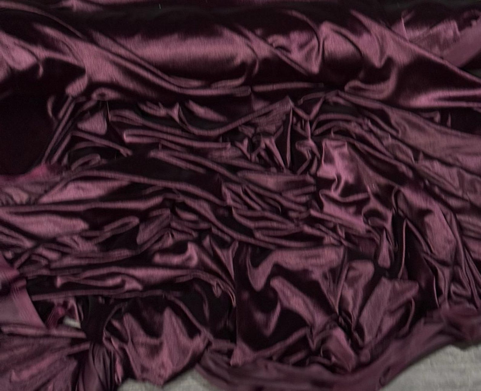 1m Dark Damoson Maroon Velour Velvet Spandex Fabric 58” Wide - Etsy