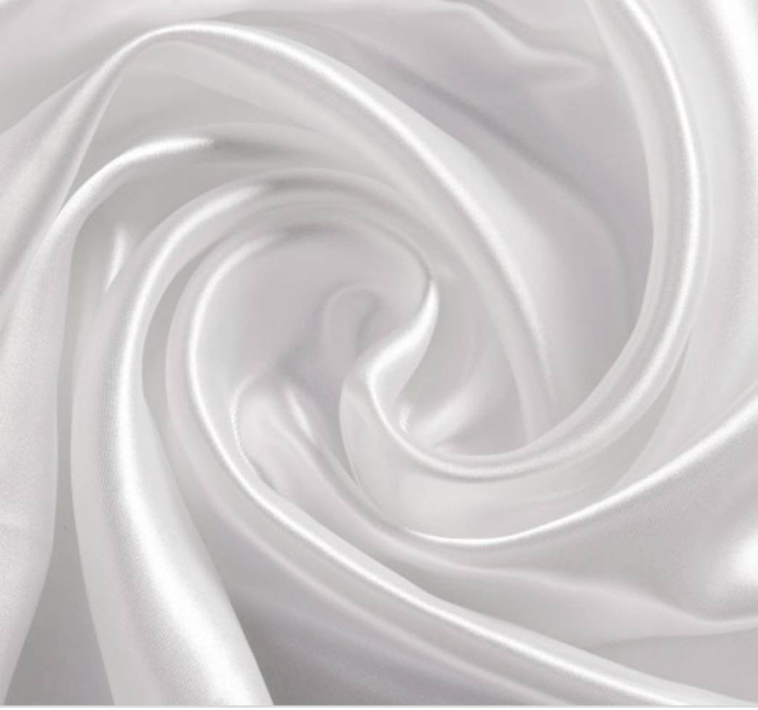 1m White Satin Back Crepe Fabric 58” Wide - Etsy