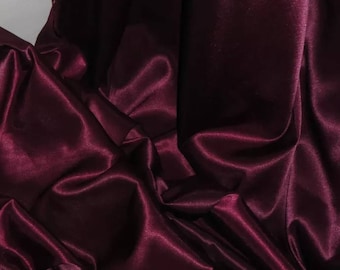 Maroon Satin | Etsy