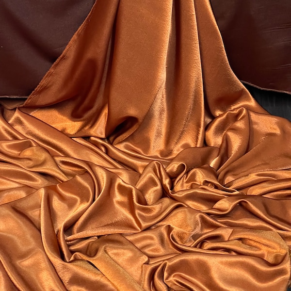 Copper Fabric - Etsy UK
