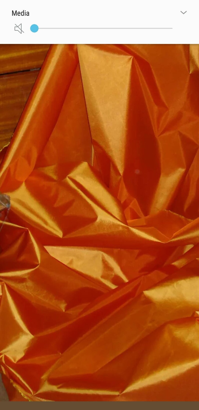 1M Orange Taffeta Fabric 58 Wide - Etsy
