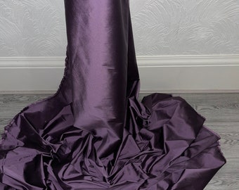 Purple Taffeta Fabric - Etsy