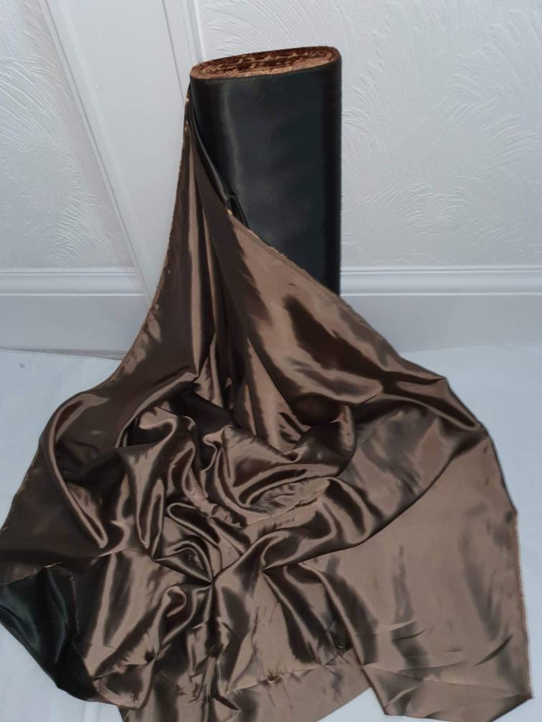 Copper Shot Satin Fabric Two-tone Dress Material (58" Wide) - Etsy