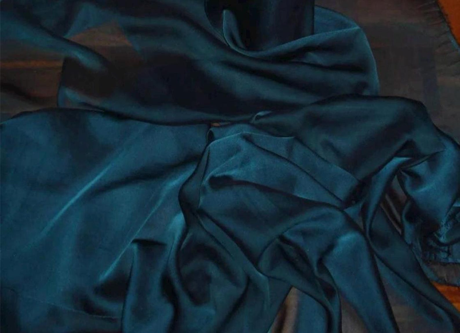 1m Teal Cationic Chiffon Dress Fabric 58" Wide - Etsy UK