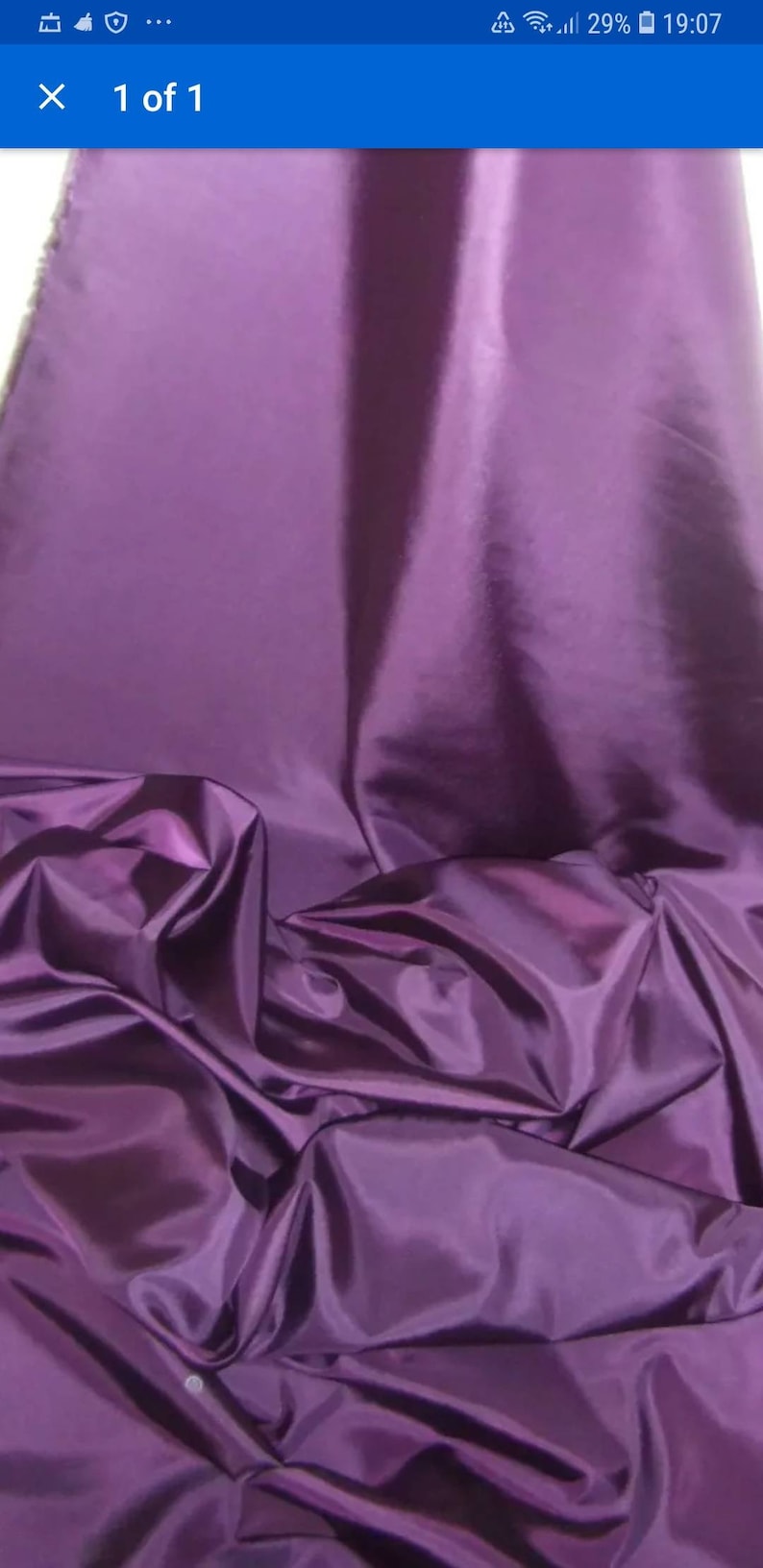 1M Fushcia Purple Taffeta Fabric 58 Wide - Etsy
