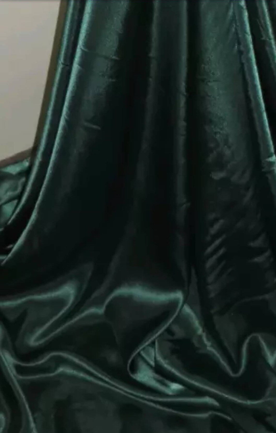 1m Bottle Green Satin Dress Fabric 58" Wide - Etsy