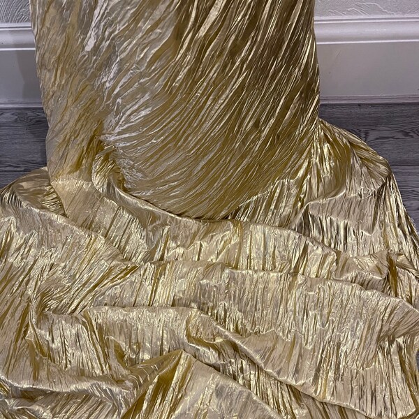 Gold Lame Fabric - Etsy