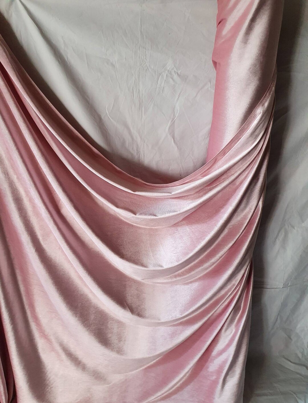 1m Dusky Baby Pink Velour Velvet Fabric 58 Wide - Etsy