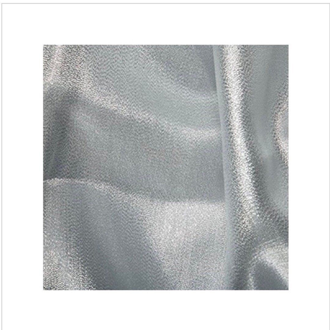 1m Organza silber Stoff mit metallischem Schimmer in 150cm Breite - Etsy.de
