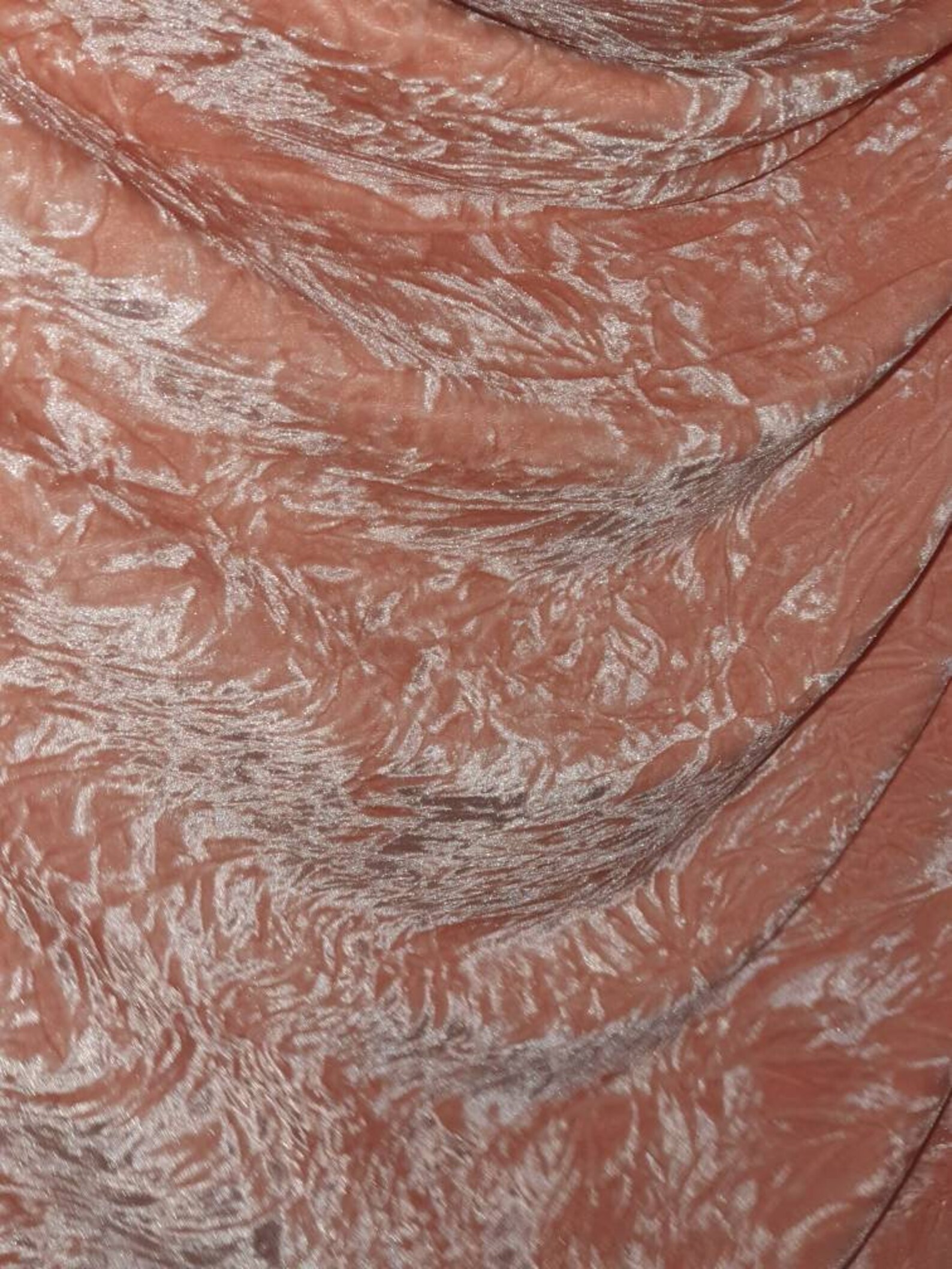 1m Peach Ice Crush Velvet Fabric 58 Wide - Etsy