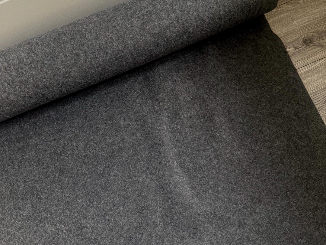 1m Grey Felt Crafts Fabric ” Wide - Etsy