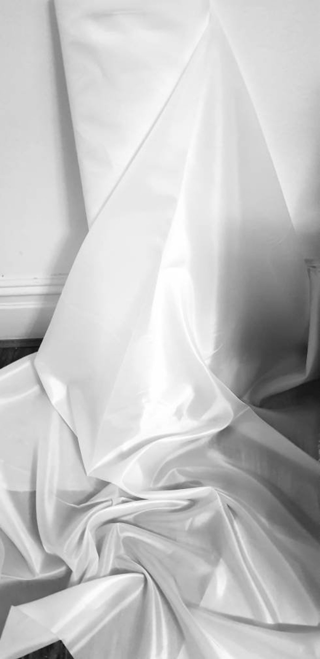 1m White Polyester Lining Fabric 58" Wide - Etsy