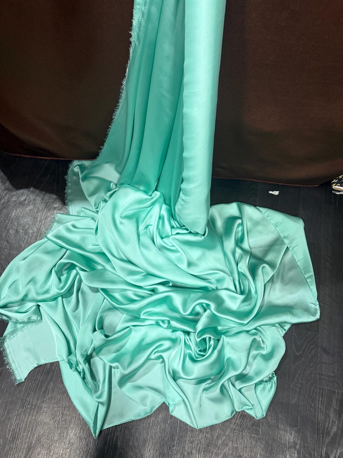 1m Charmeuse Smooth Satin Mint Green Color Dress Fabric 58" Wide - Etsy