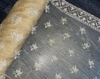 Beaded Net Fabric | Etsy