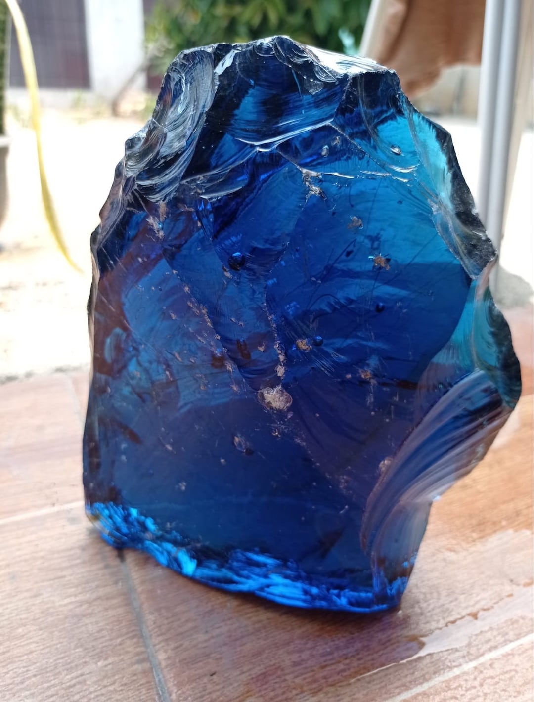 2,6 Kg Deep Blue Rough Andara Crystal P1 271023 - Etsy