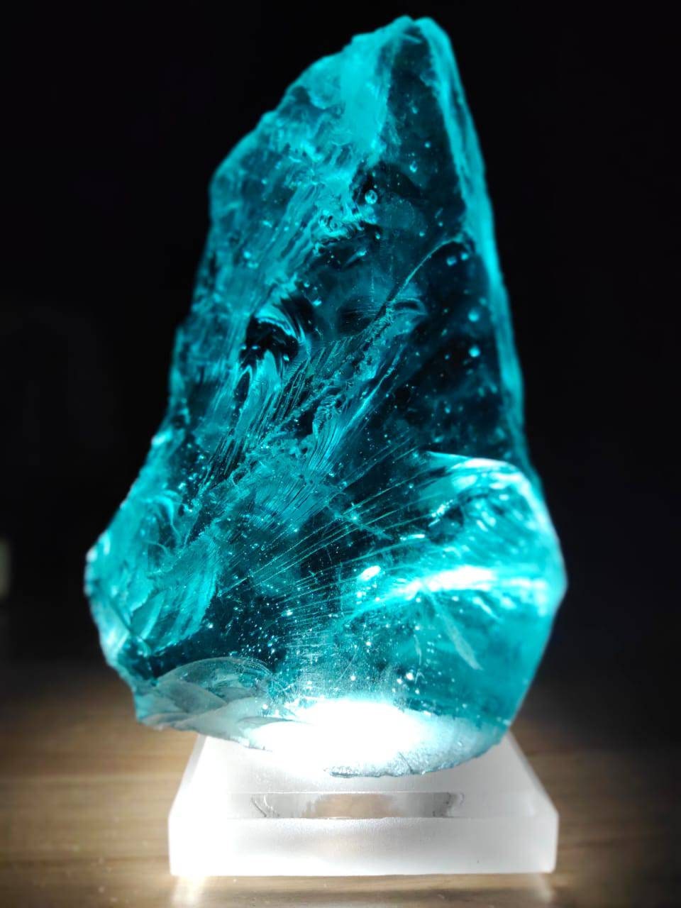 Blur Mountain Andara Crystal 33kg with base and dimmer | Etsy