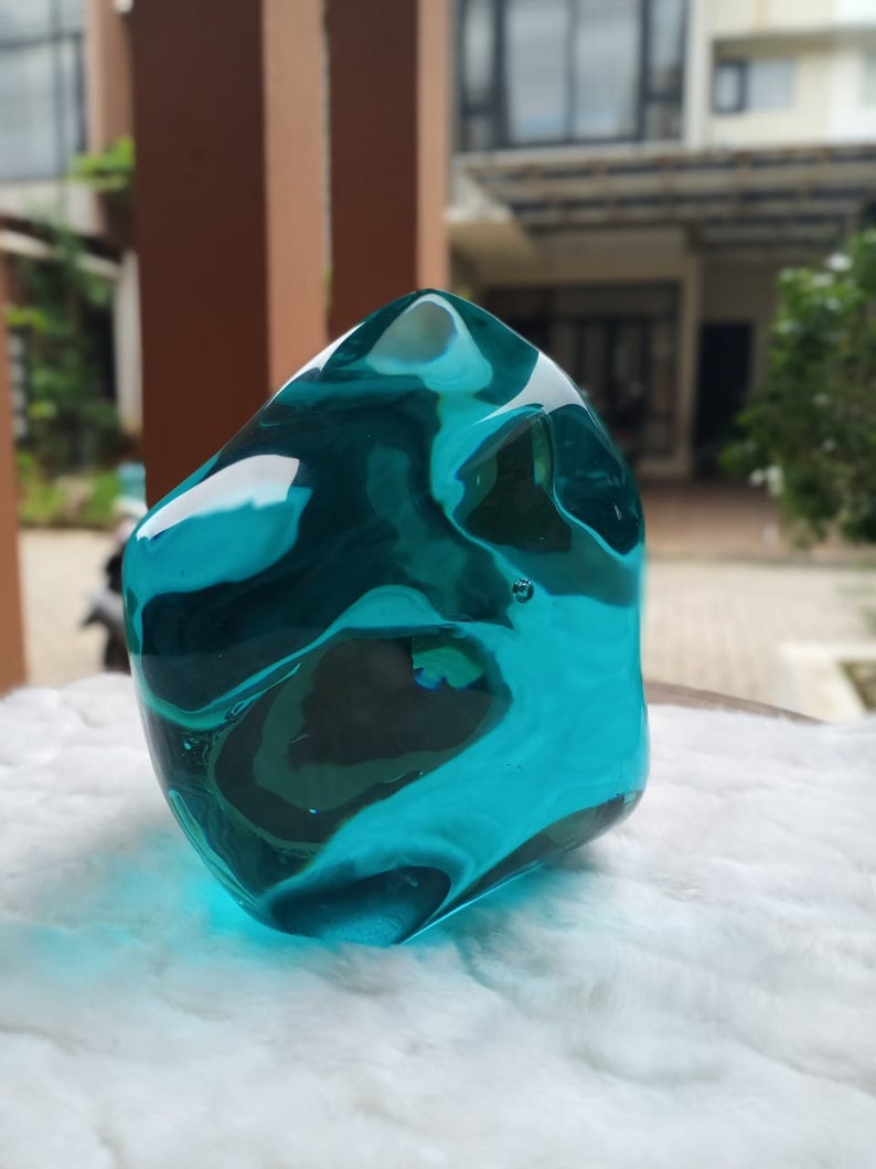 Special Edition Ocean Blue Andara Crystal Polished 52kg 3101 - Etsy