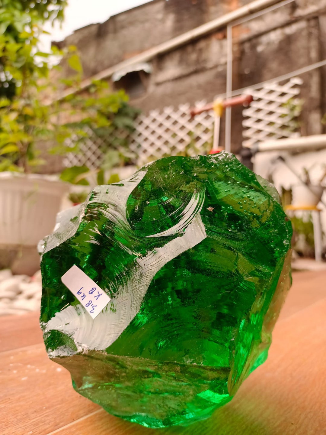 Forest Green Andara Crystal 3,8 Kg K8 - Etsy