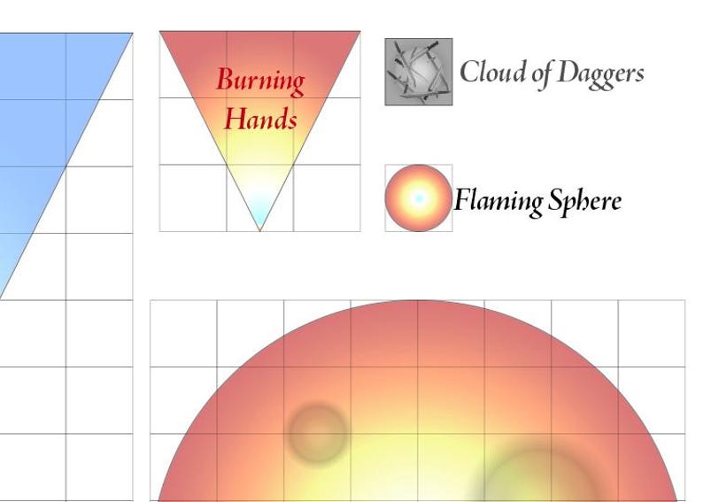 Printable DND 5e Aoe Spell Templates | Full-color Download | 67 Pages ...