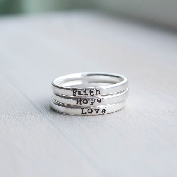 Faith Ring - Etsy