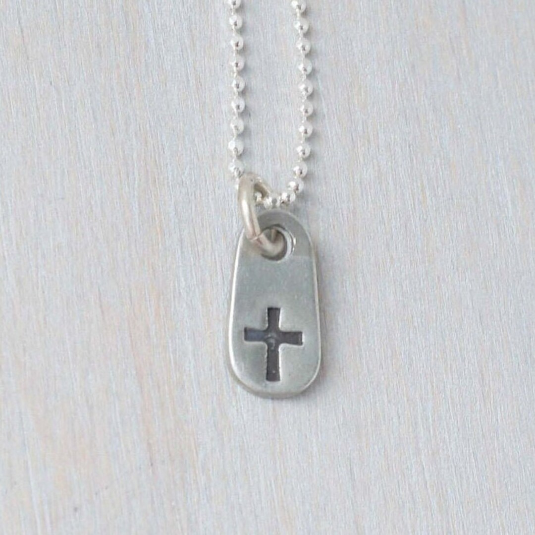 Simple Cross Necklace Tiny Cross Necklace Cute Cross Necklace - Etsy