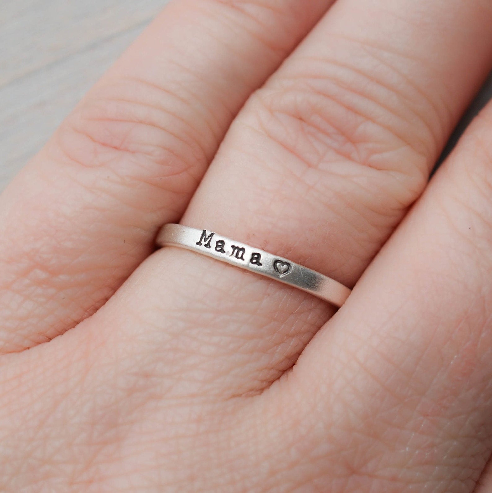 Mama Ring Grandma Ring Mothers Ring Stackable Ring Mothers - Etsy