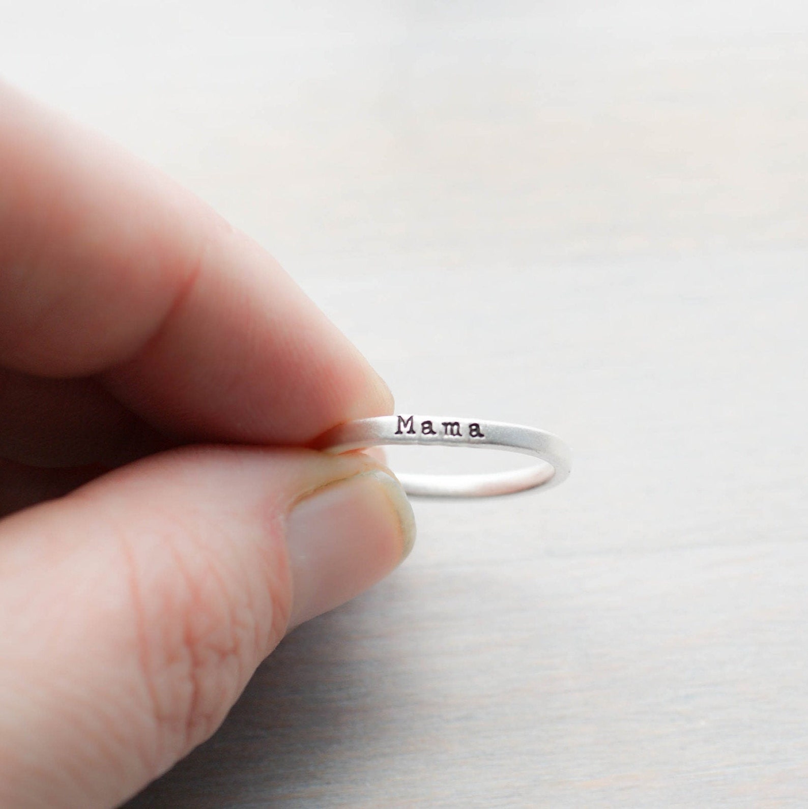 Mama Ring Grandma Ring Mothers Ring Stackable Ring Mothers - Etsy