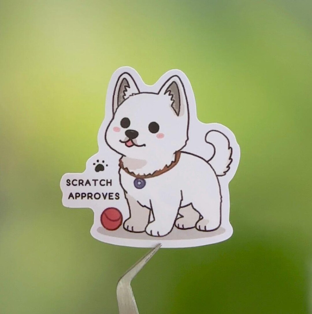 Scratch Approves Baldur’s Gate | BG3 Inspired Vinyl Sticker - Etsy