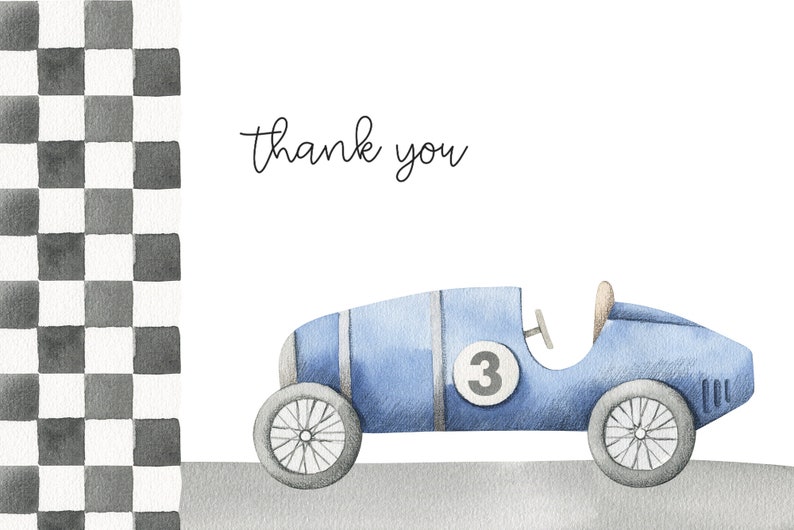 Race Cars Watercolor Clipart Blue Race Car Kids Clipart - Etsy