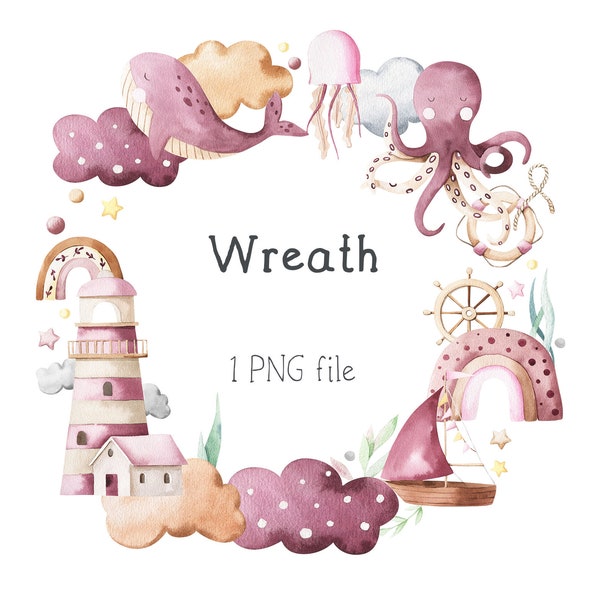 Nautical Wreath - Etsy