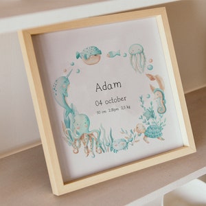 Nautical Wreath. Baby Girl Clipart Mint Turquoise. Watercolor Baby ...