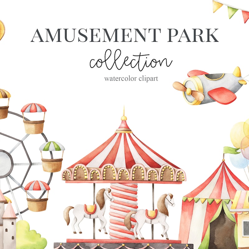 Amusement Park Svg - Etsy