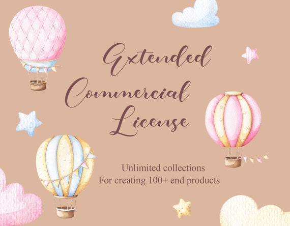 Extended Commercial License Unlimited Collections Digital | Etsy