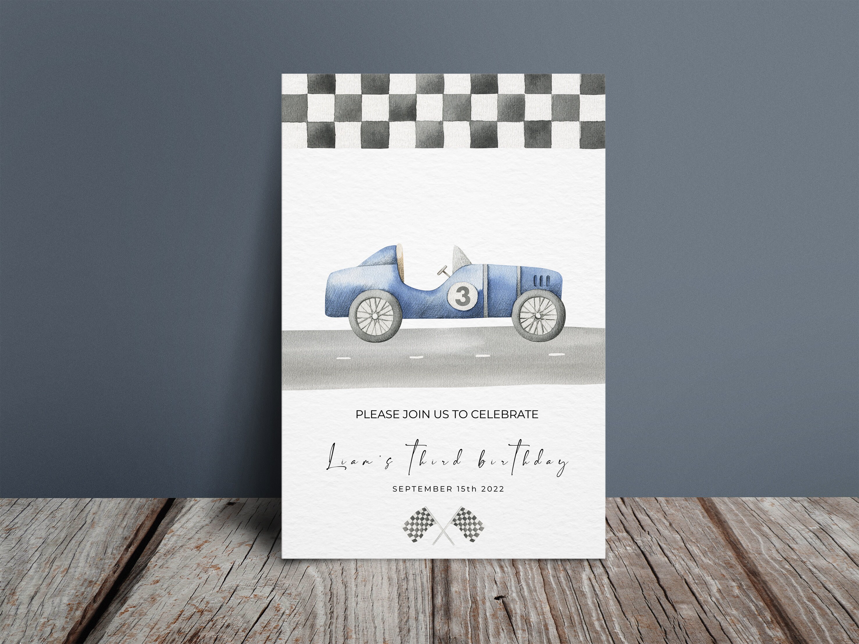 Race Cars Watercolor Clipart, Blue Race Car, Kids Clipart, Nursery ...