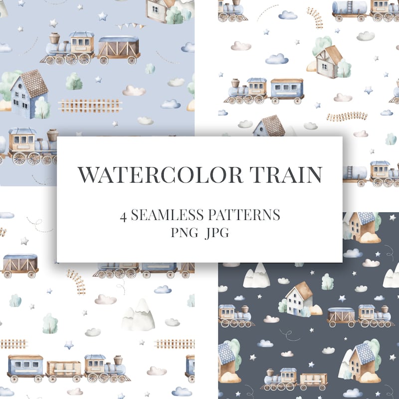 Train Fabric - Etsy